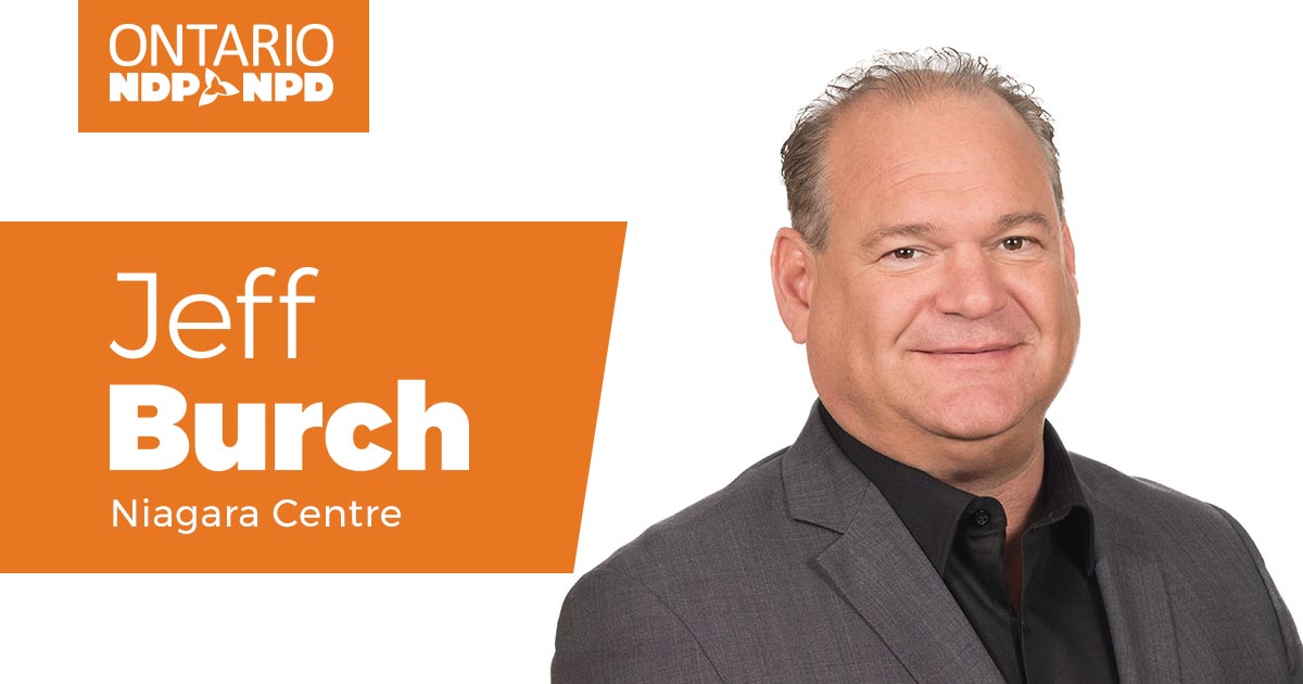 Jeff Burch for Niagara Centre « Ontario NDP